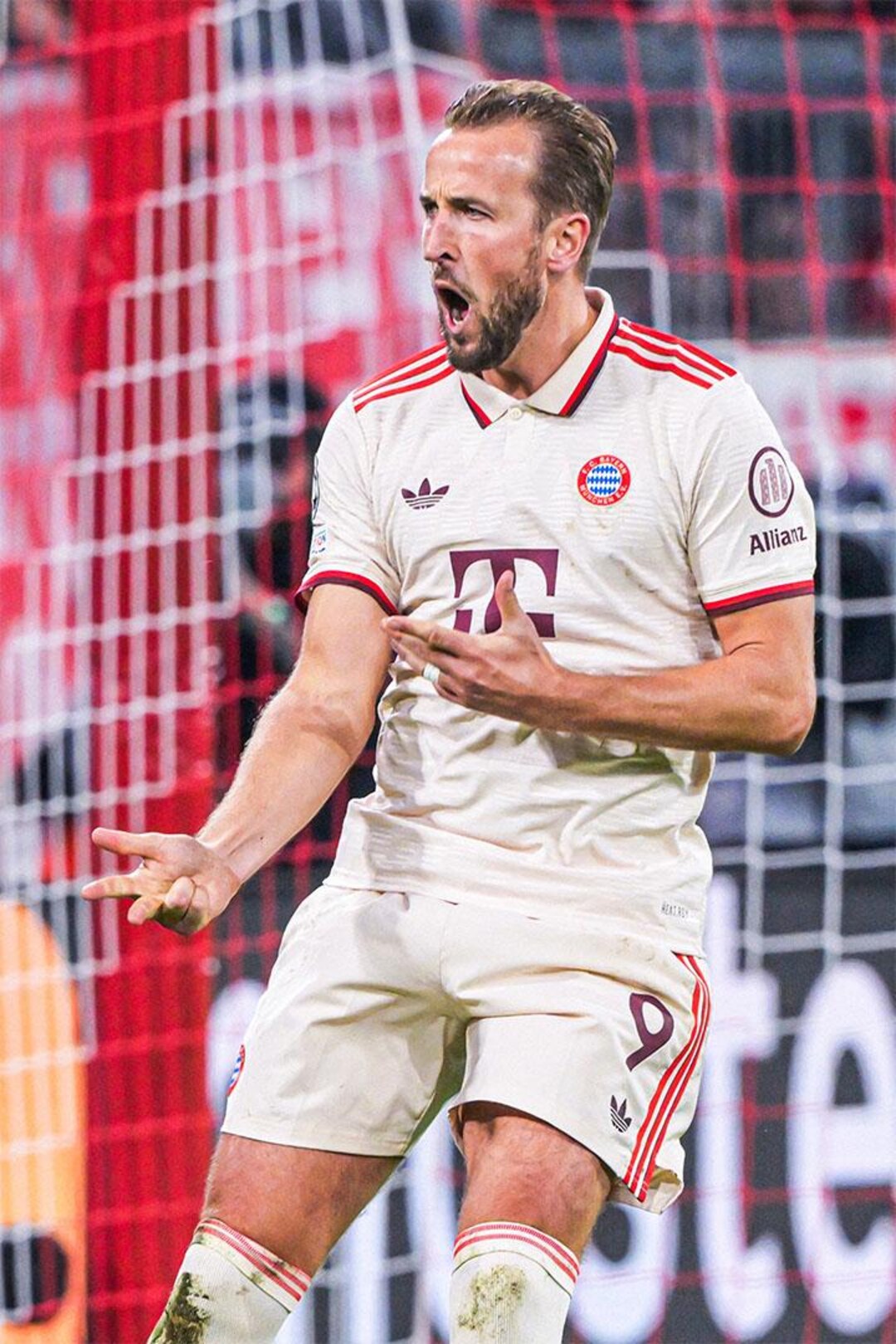 Harry Kane Bayern Munich Poster | Soccer Star Wall Art | Football Print ...