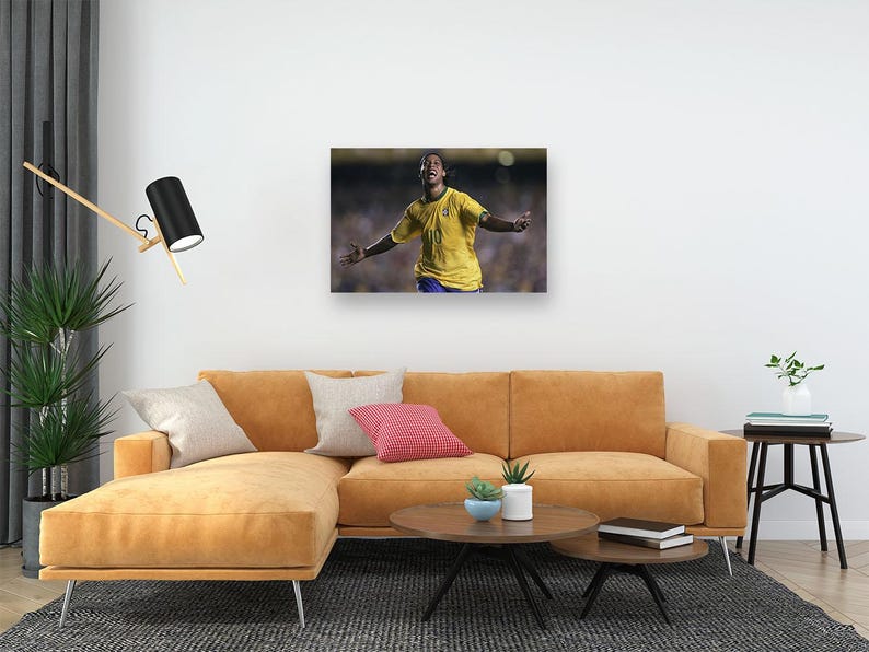 Ronaldinho Brazil Poster – Iconic Soccer Legend Wall Art | Brazil ...