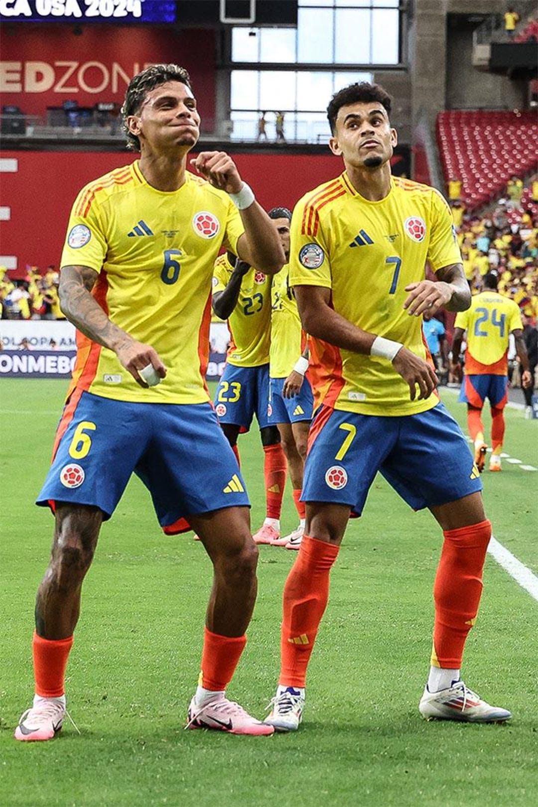 Richard Ríos & Luis Díaz Colombia Poster – Colombian Soccer Stars Wall ...