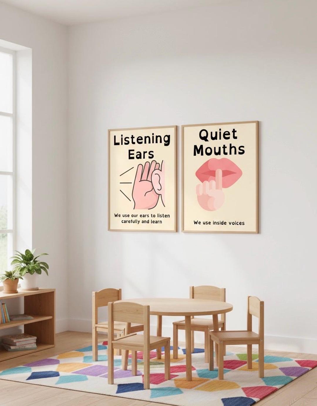 Classroom Rules Posters: Visual Learning, Hygiene & Behavior (digital ...