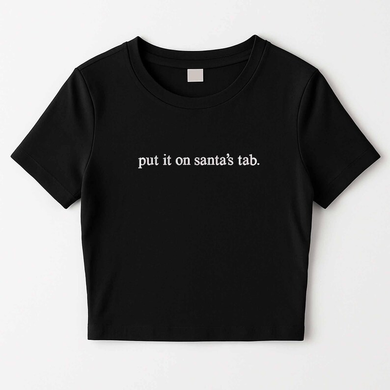 Put It on Santa’s Tab Machine Embroidery Design: Funny Christmas ...