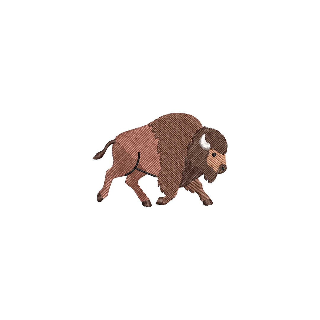 Mini Buffalo Embroidery Design, African Animals, Embroidery Pattern ...