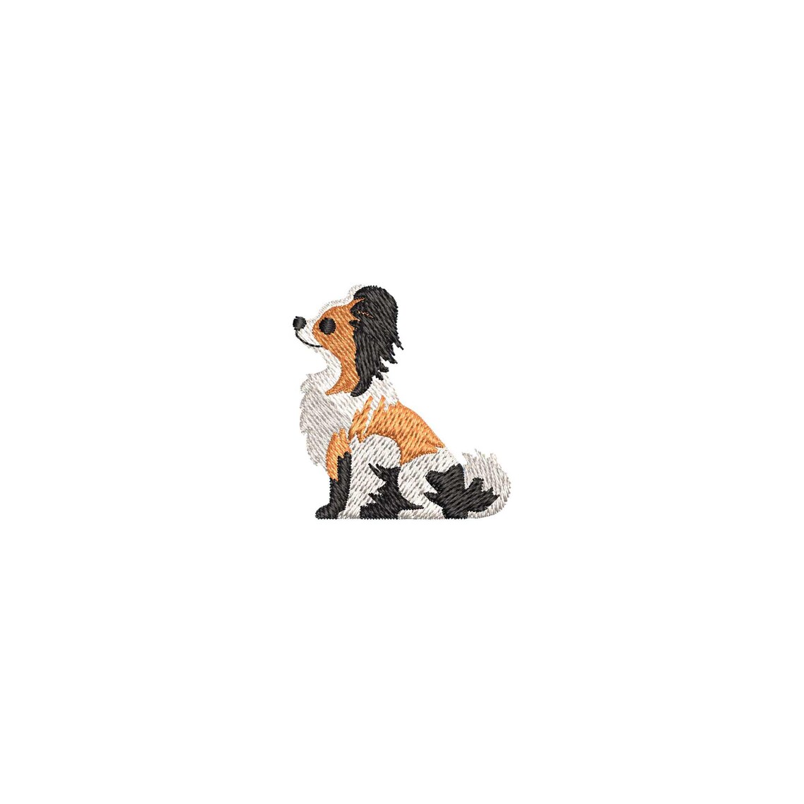 Mini Papillon Embroidery Design, Dog Machine Embroidery Designs, Dog ...