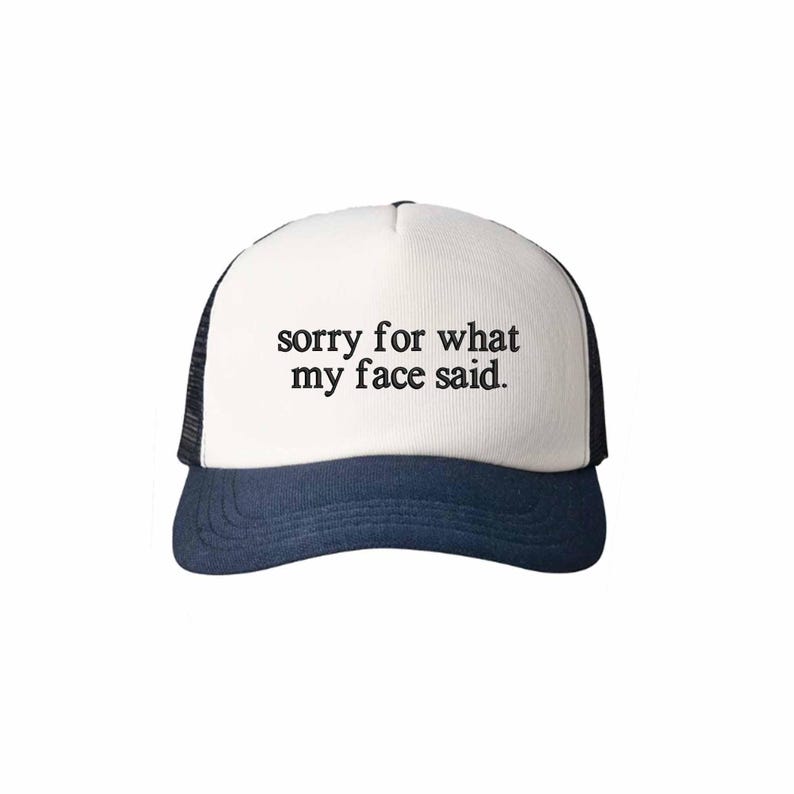 Sorry for What My Face Said Embroidery Design, Machine Embroidery ...