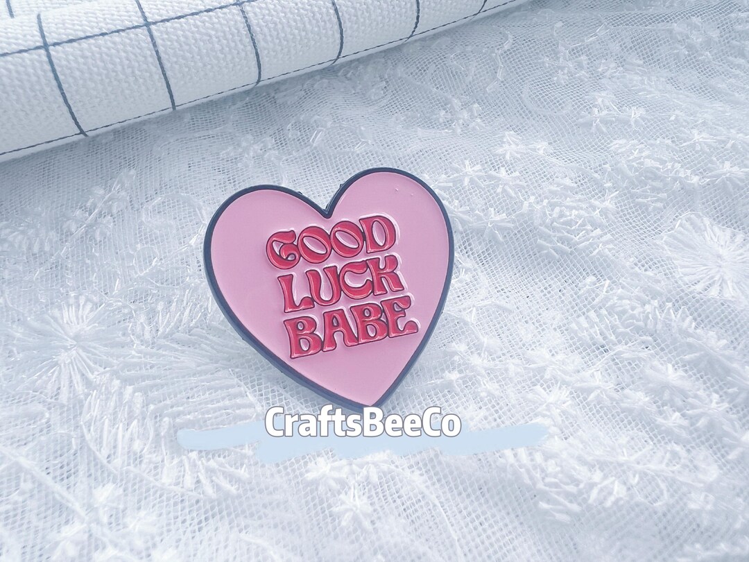 Good Luck Babe Pin - Enamel Badge -encourage Pins Cute Enamel Pin ...