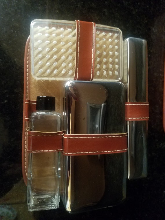 Reduced 1950's Men's Sovereign travel kit - Gem