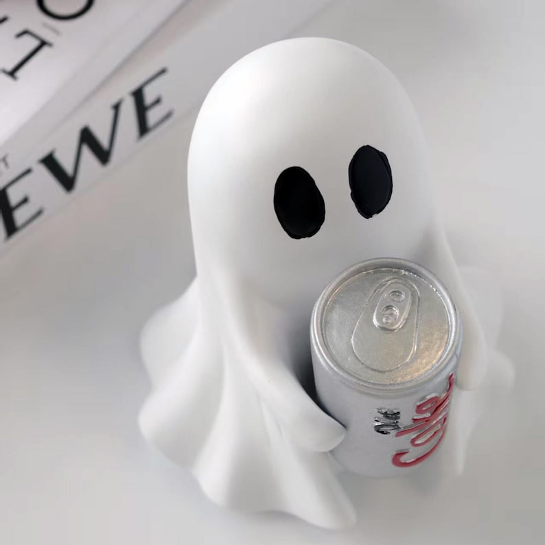 Ghost Coke Figurine: Spooky Halloween Decor, Viral Trend Gift - Etsy