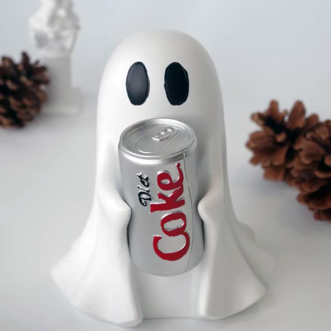 Ghost Coke Figurine: Spooky Halloween Decor, Viral Trend Gift - Etsy