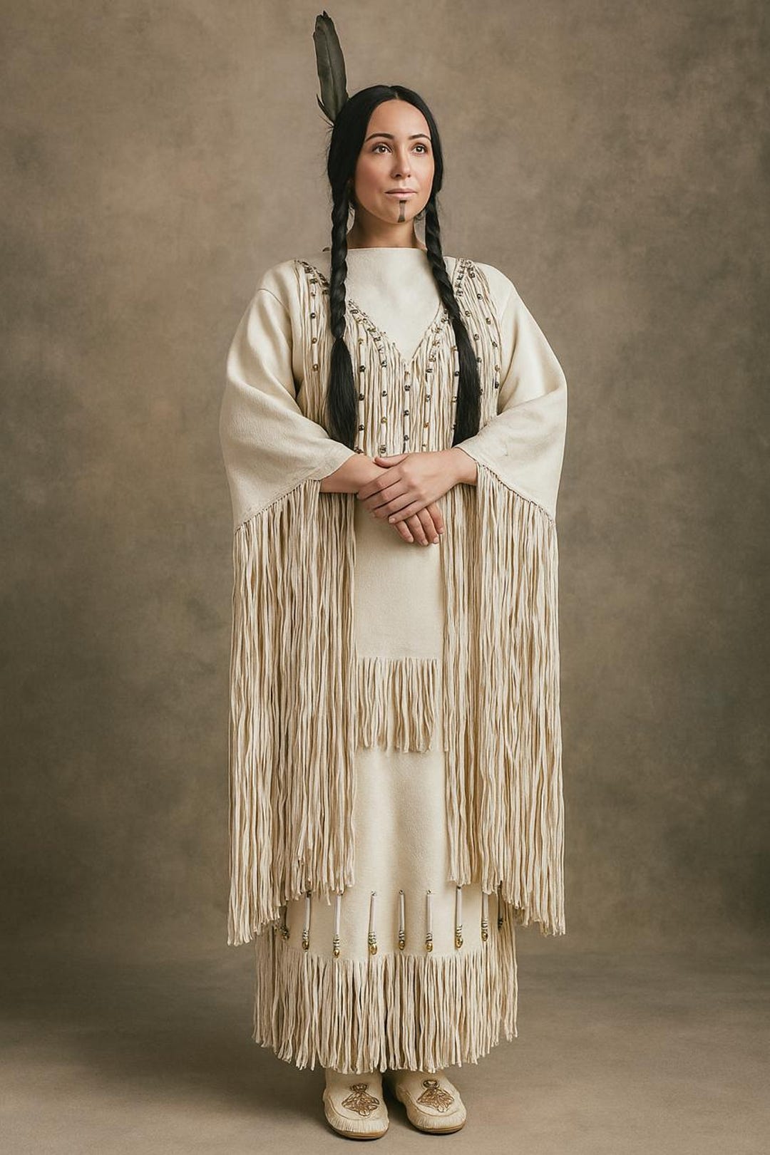 Handmade Powwow Regalia Dress – Traditional Vintage Native American ...