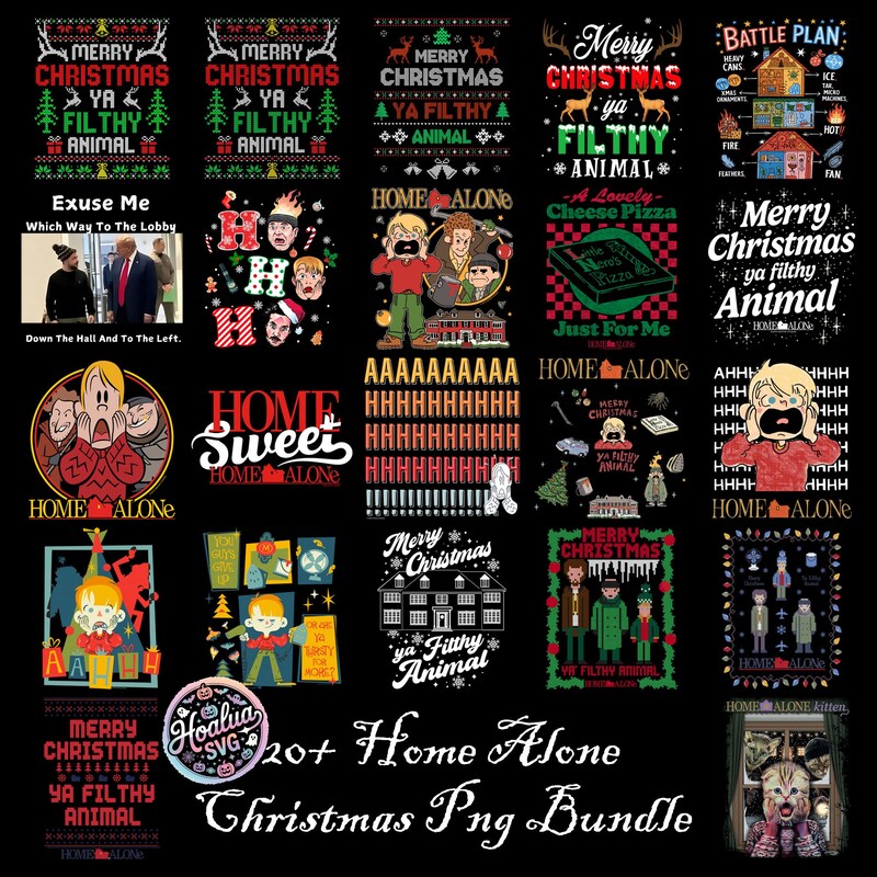 Home Alone Clipart - Etsy