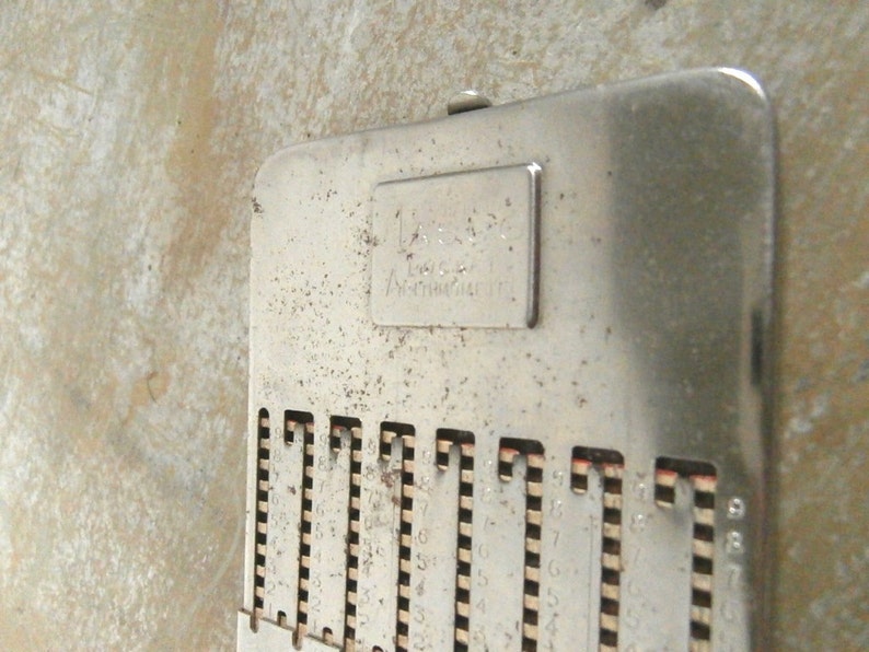 Tasco Pocket Arithmometer Calculator Circa 1940s | Etsy