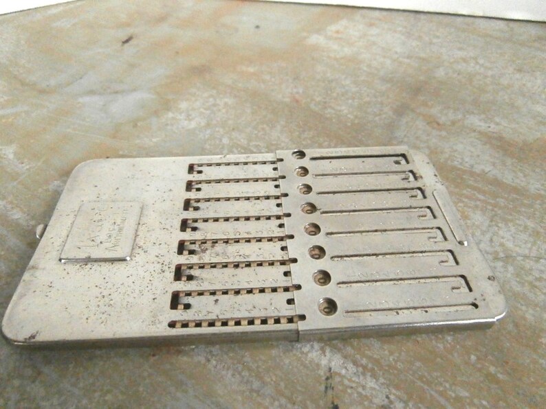 Tasco Pocket Arithmometer Calculator Circa 1940s | Etsy