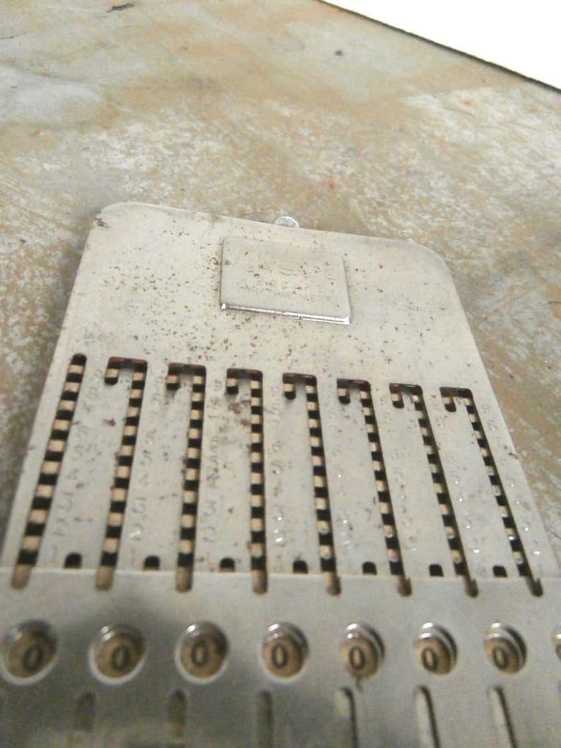 Tasco Pocket Arithmometer Calculator Circa 1940s | Etsy