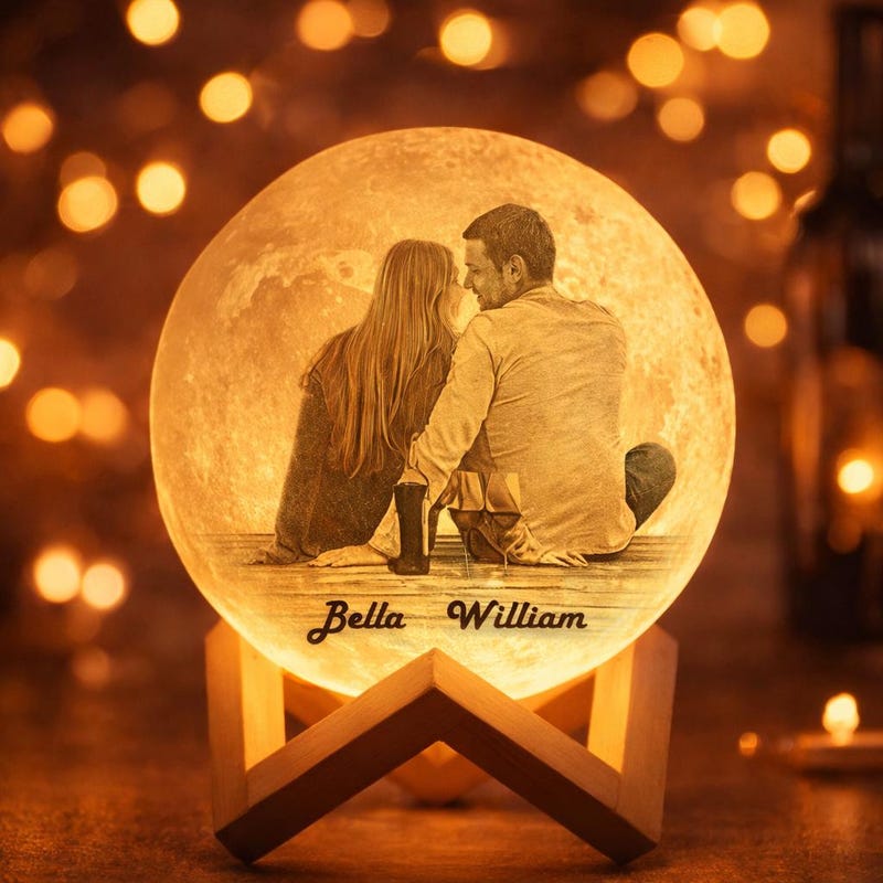 Moon Picture Lamp - Etsy