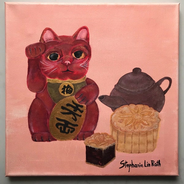 Chinese Waving Cat - Etsy