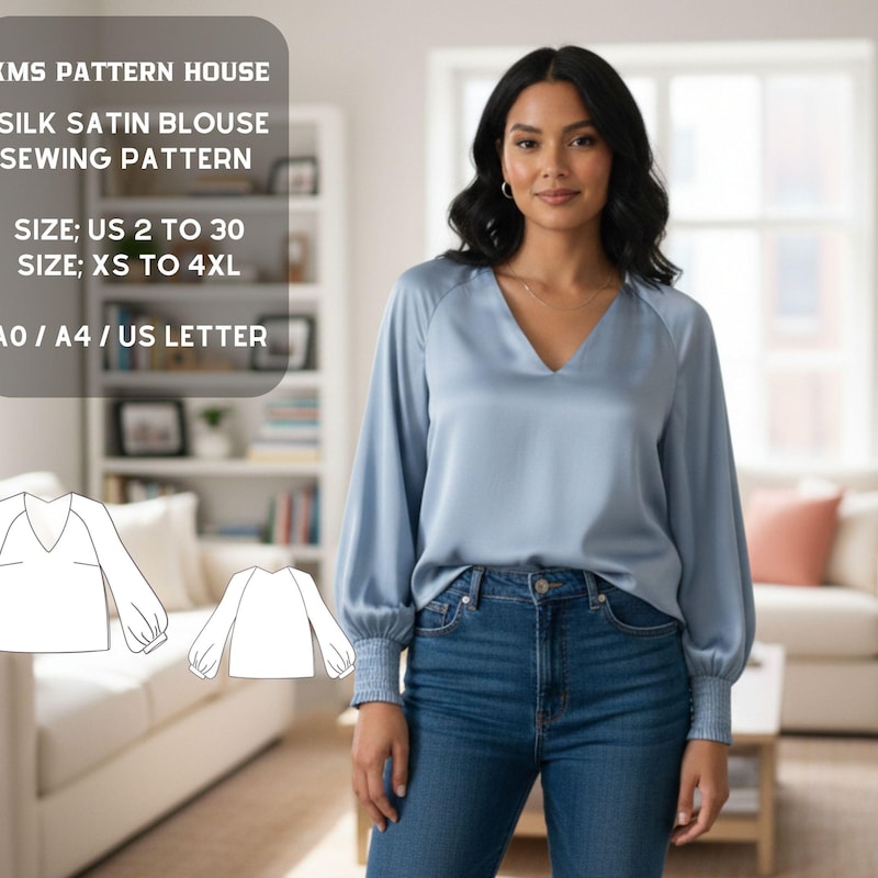 Silk or Satin Tops - Etsy