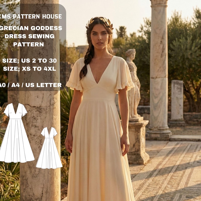 Greek Goddess Dress - Etsy