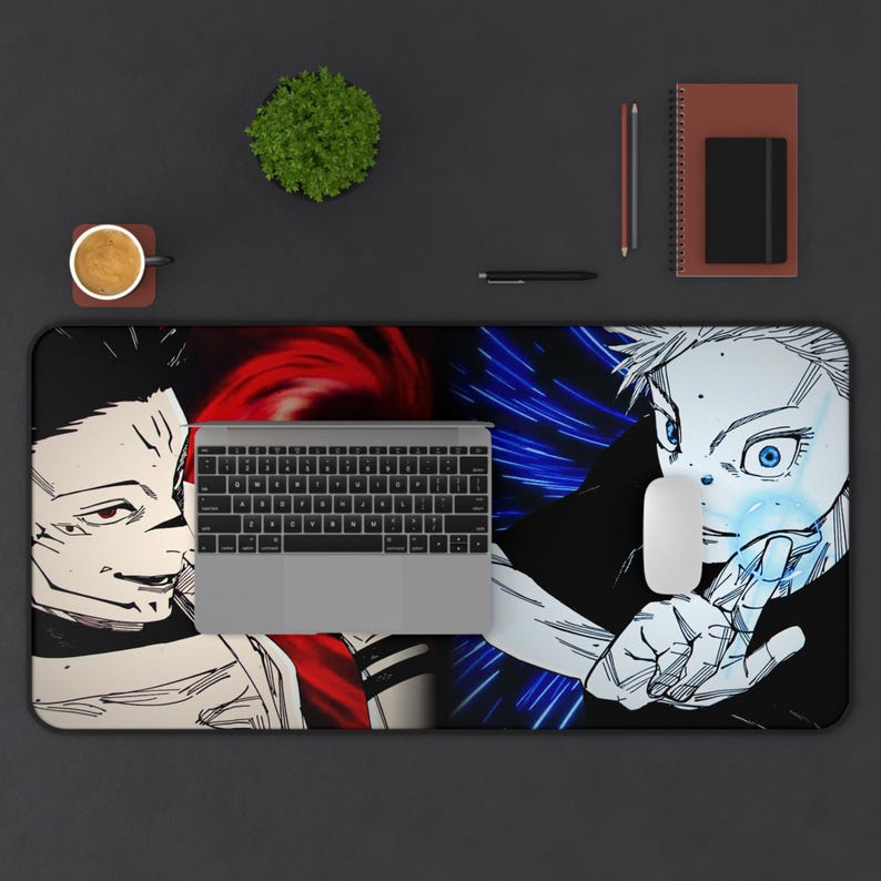 Gojo Vs Sukuna Desk Mat: Jujutsu Kaisen Mouse Pad, Anime Gaming Mat ...