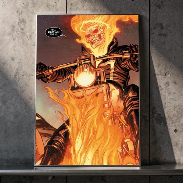 Ghost Rider Poster - Etsy