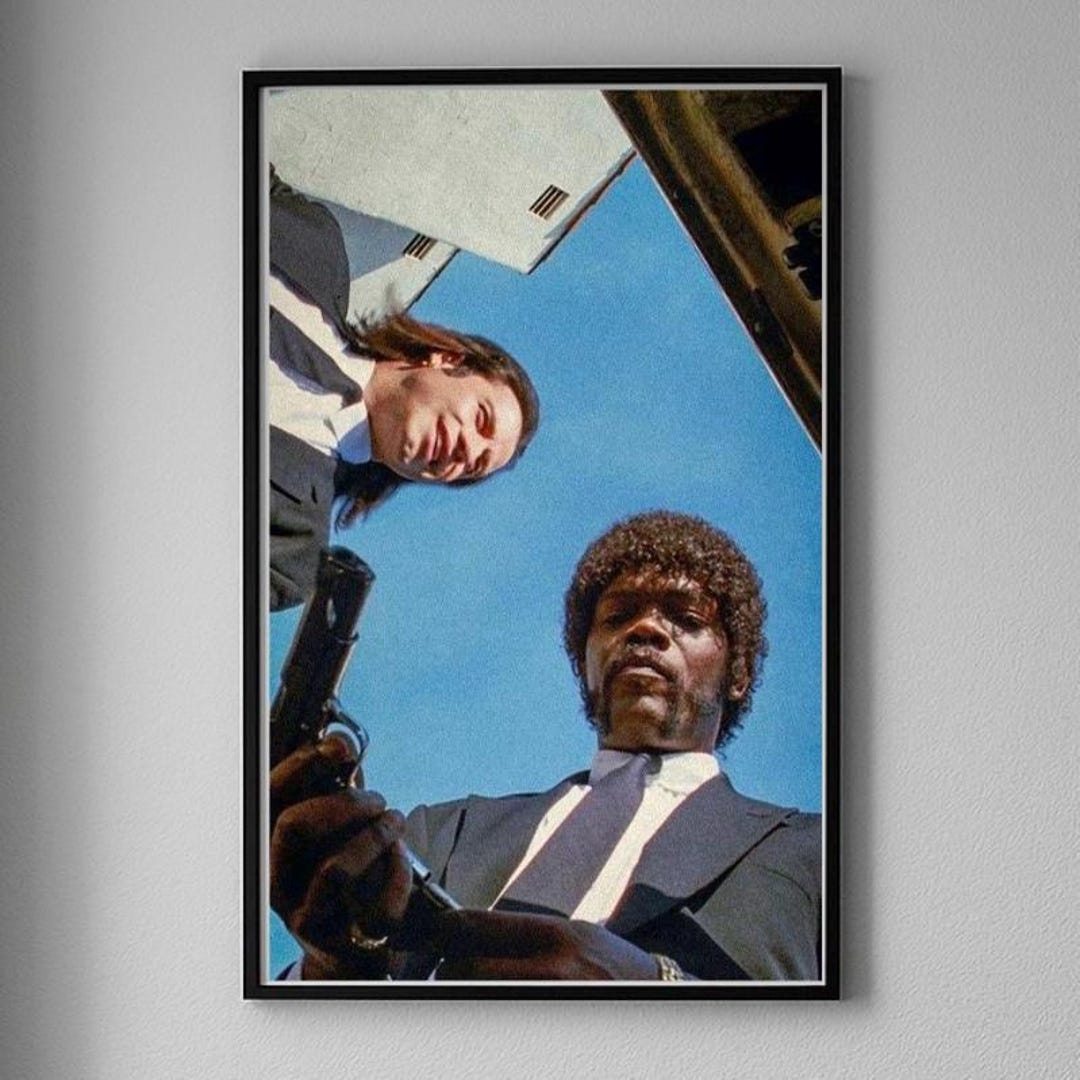 Pulp Fiction Trunk Shot Poster – Tarantino Cult Movie Print, Jules ...