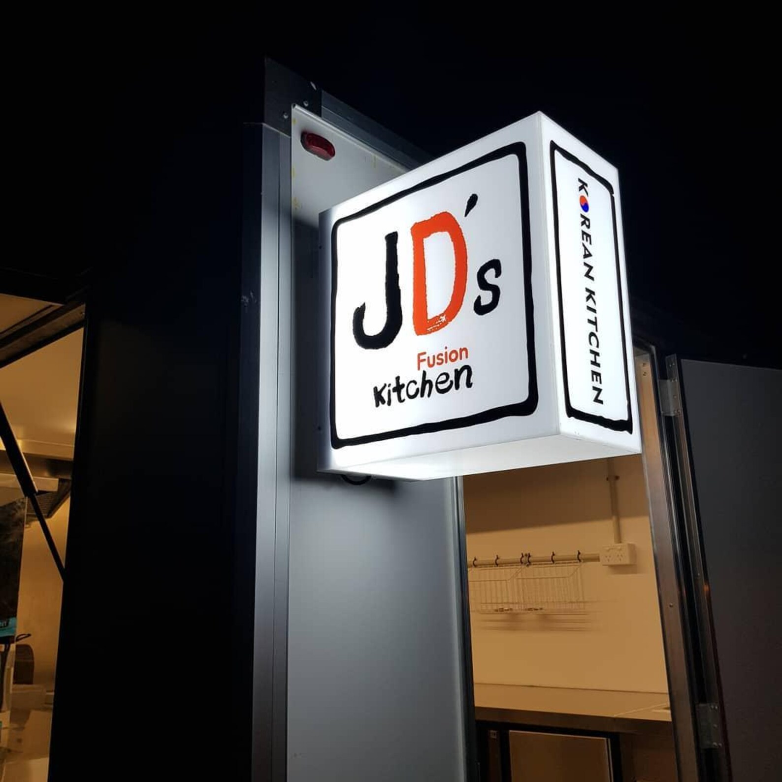 Personalized Lightbox Sign - Backlit Business Sign - Double Sided LED ...