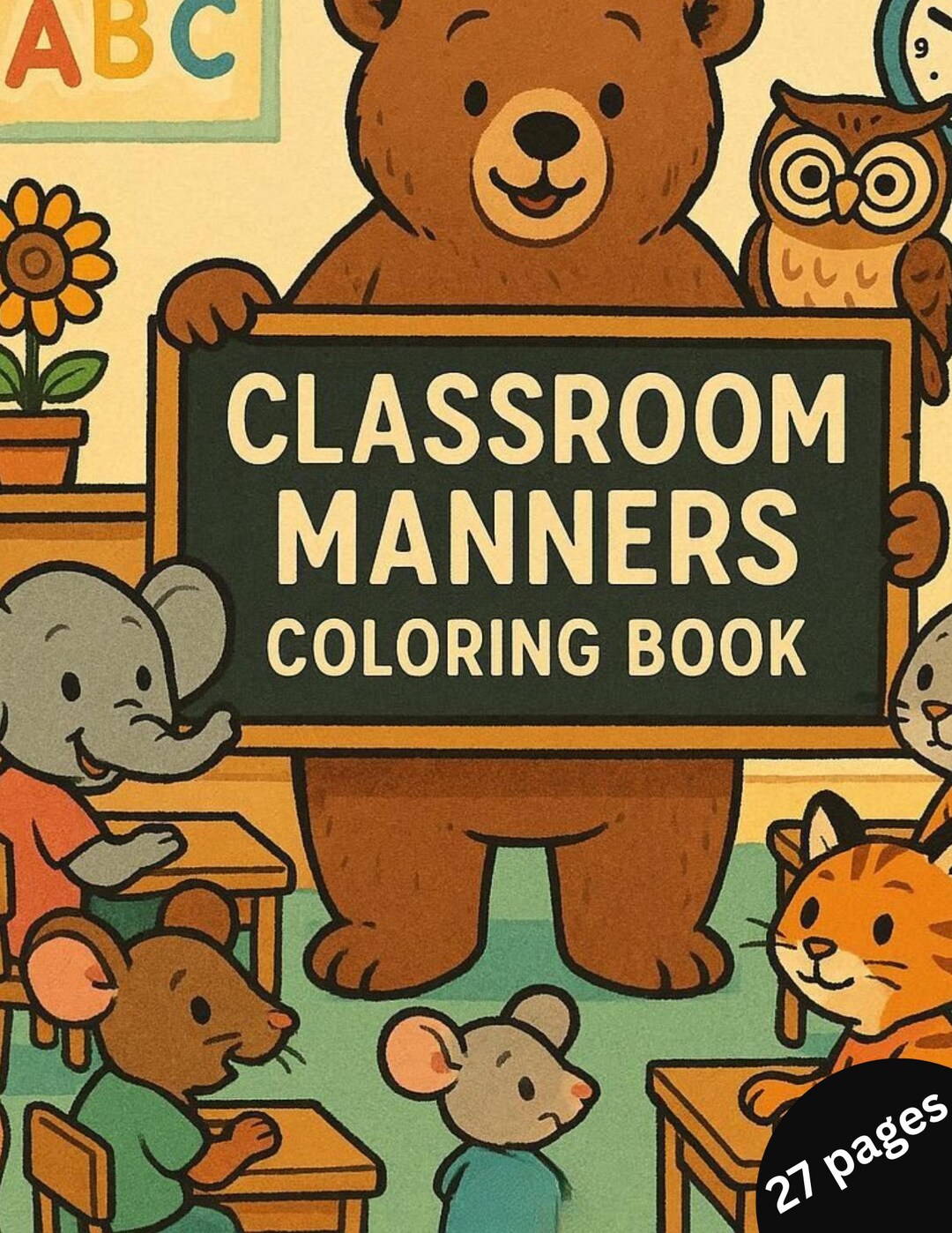 Classroom Manners Coloring Book: Social Skills Activities (PDF Download ...