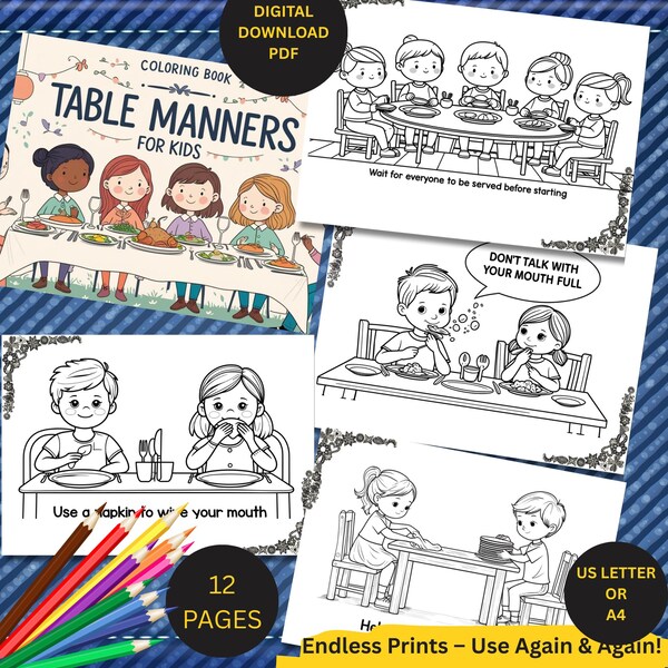 Table Manners - Etsy