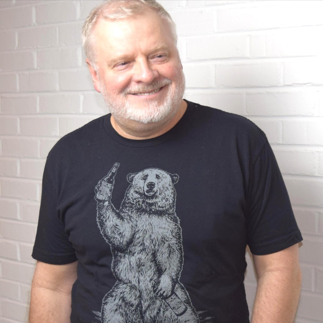Beer Drinking Grizzly Bear T-shirt: Homebrewing Beer Lover Gift - Etsy