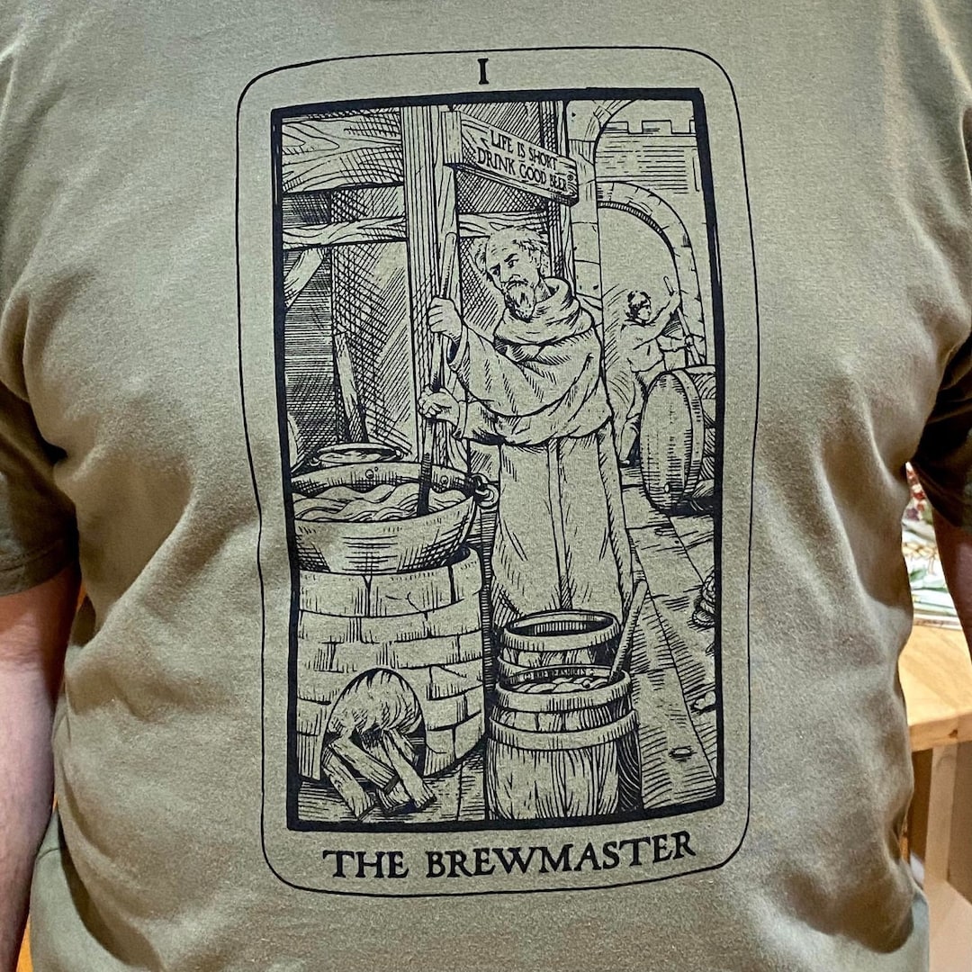 Brewmaster Tarot Card Beer Brewing Shirt. Homebrewer Shirt. Gift for ...