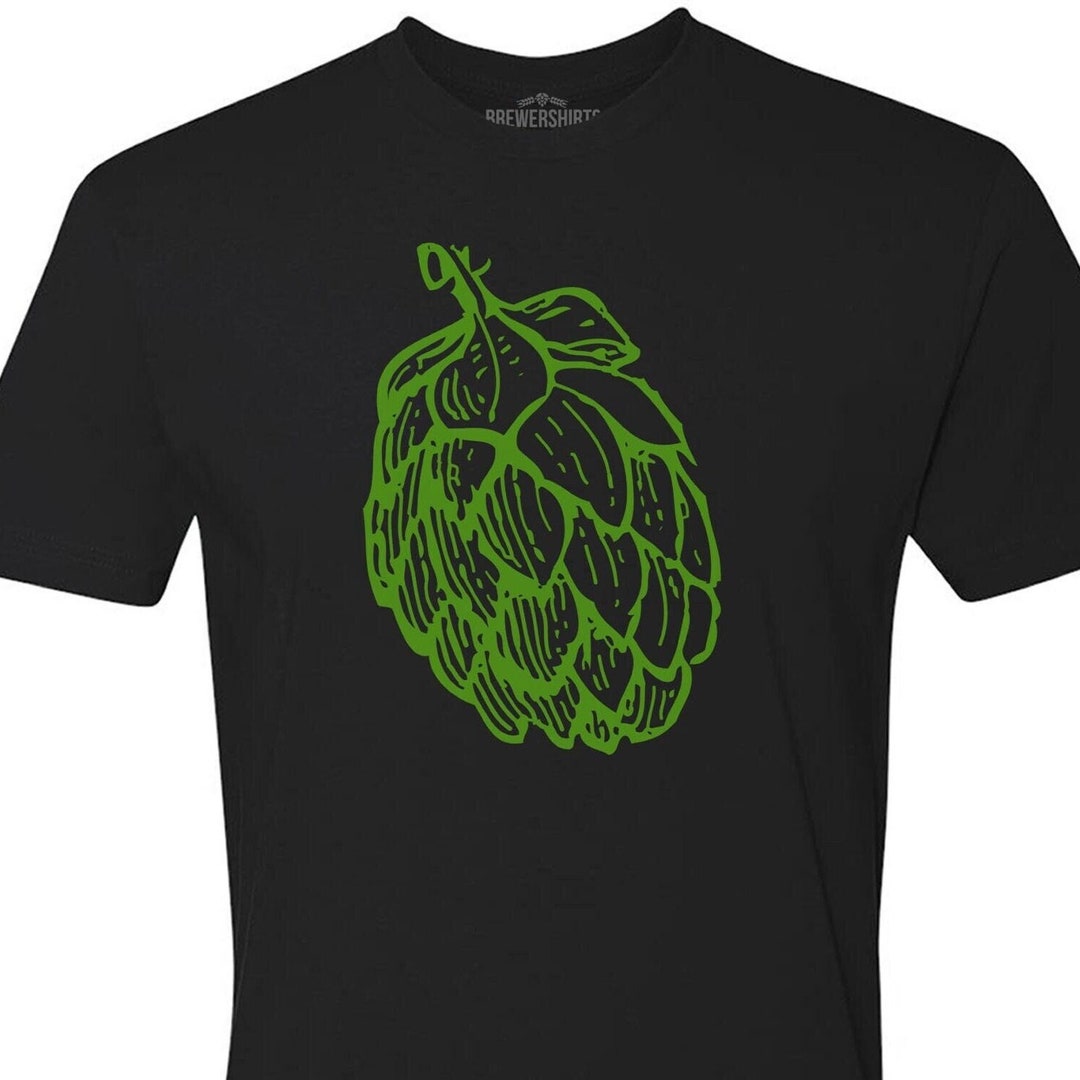 Hops Shirt for Beer Lover or Homebrewer, Homebrewer Shirt, Beer Brewing ...