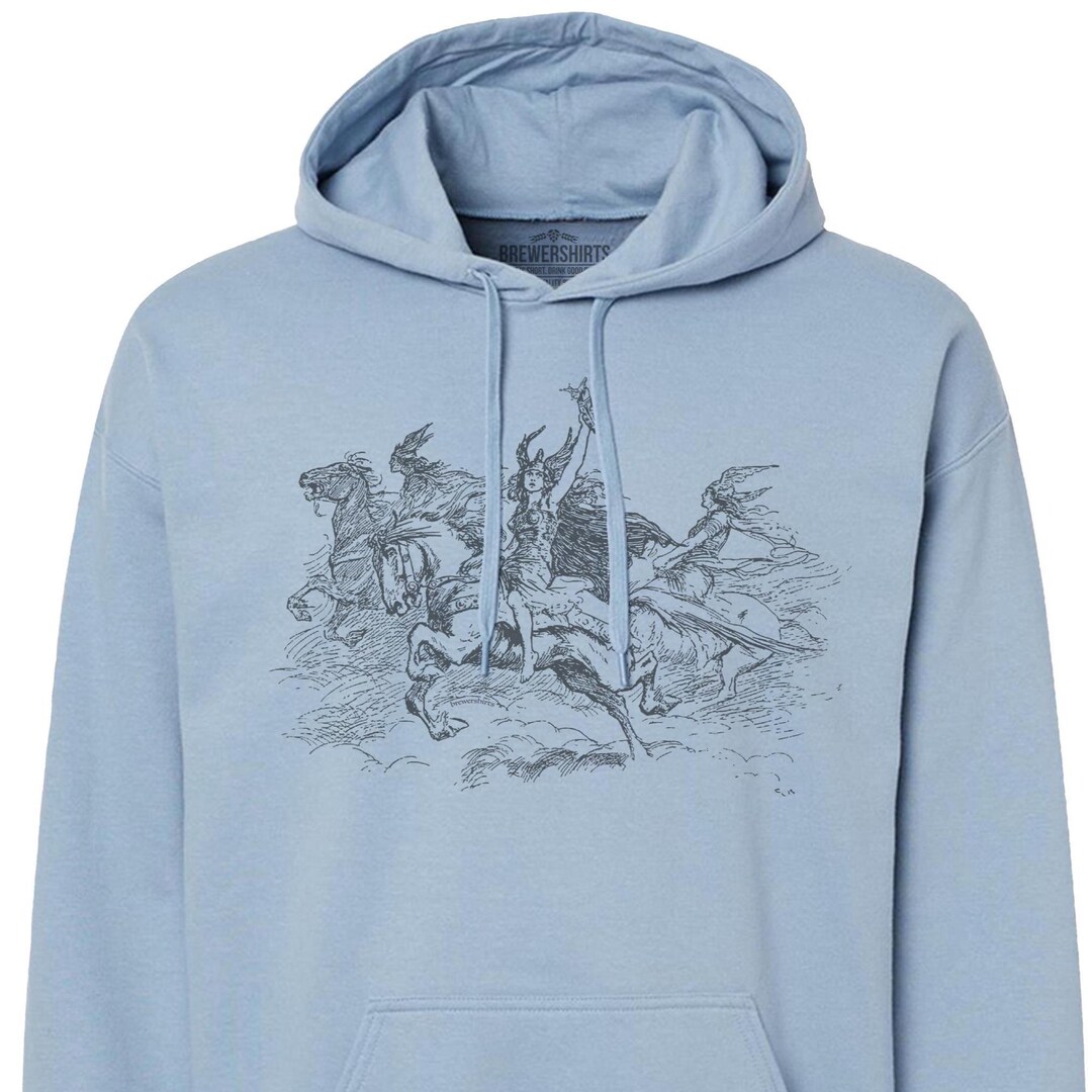Valkyrie Viking Hoodie: Empowered Women's Beerfest Sweatshirt - Etsy