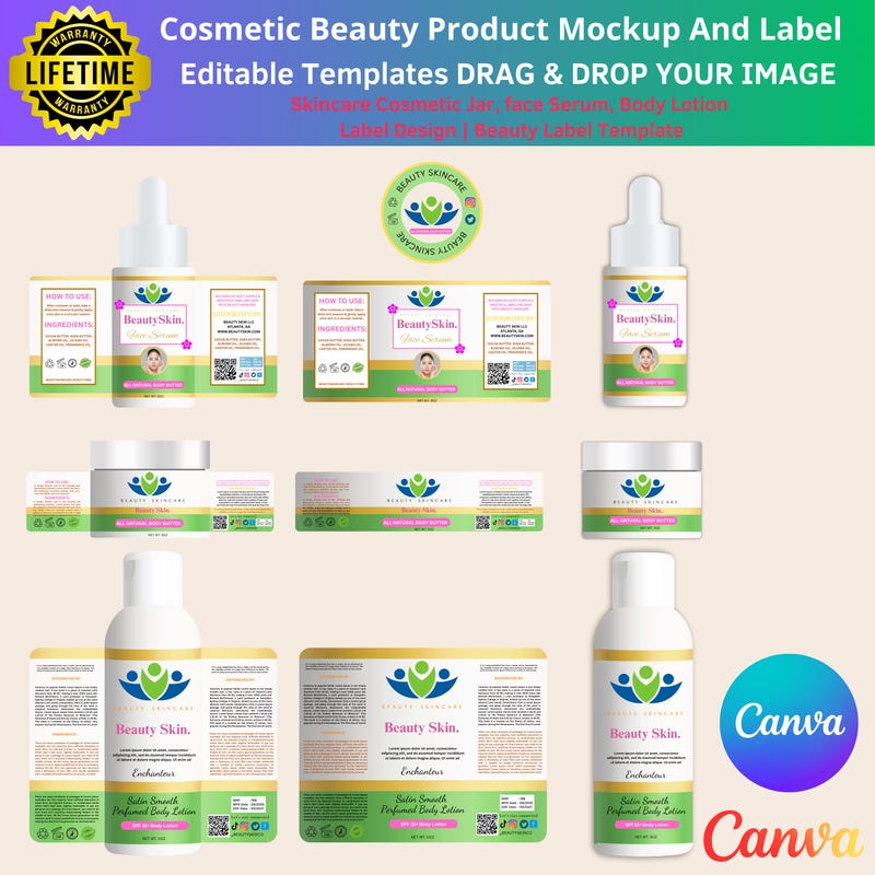 Cosmetic Labels - Etsy