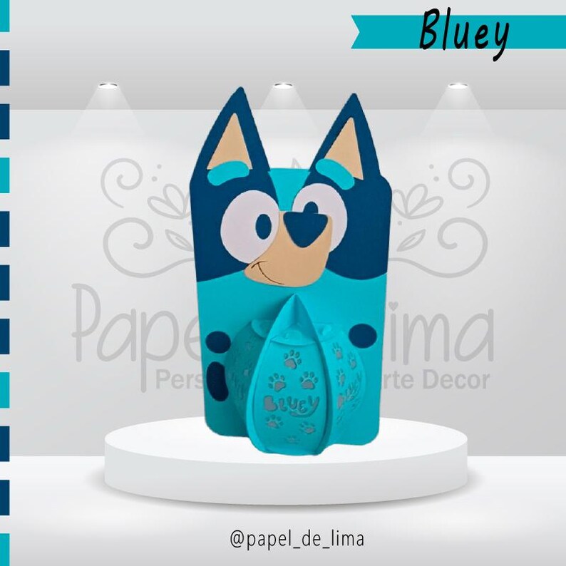 SVG 3D - Bluey Lantern - Digital File for Cutting - Etsy