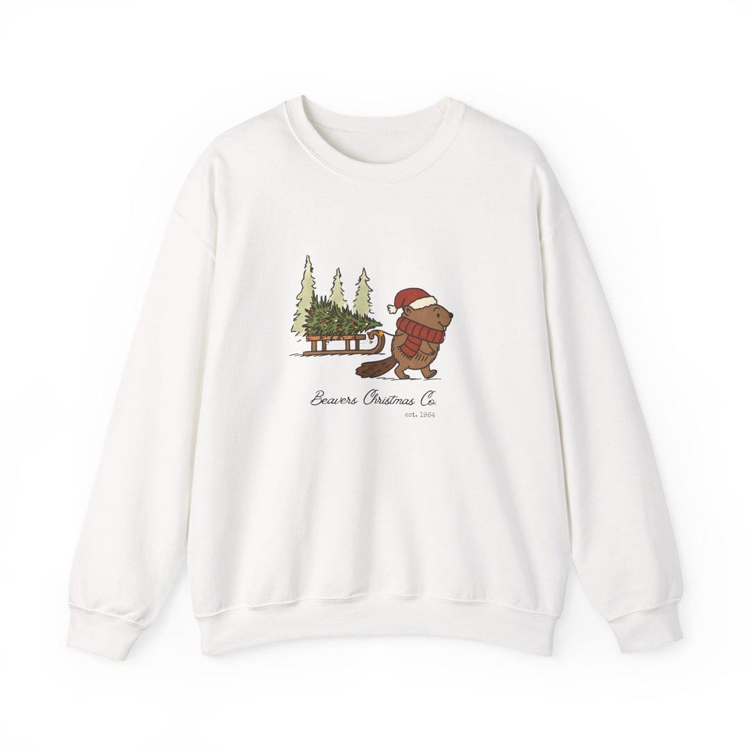 Beavers Christmas Co. Crewneck Sweatshirt - Etsy