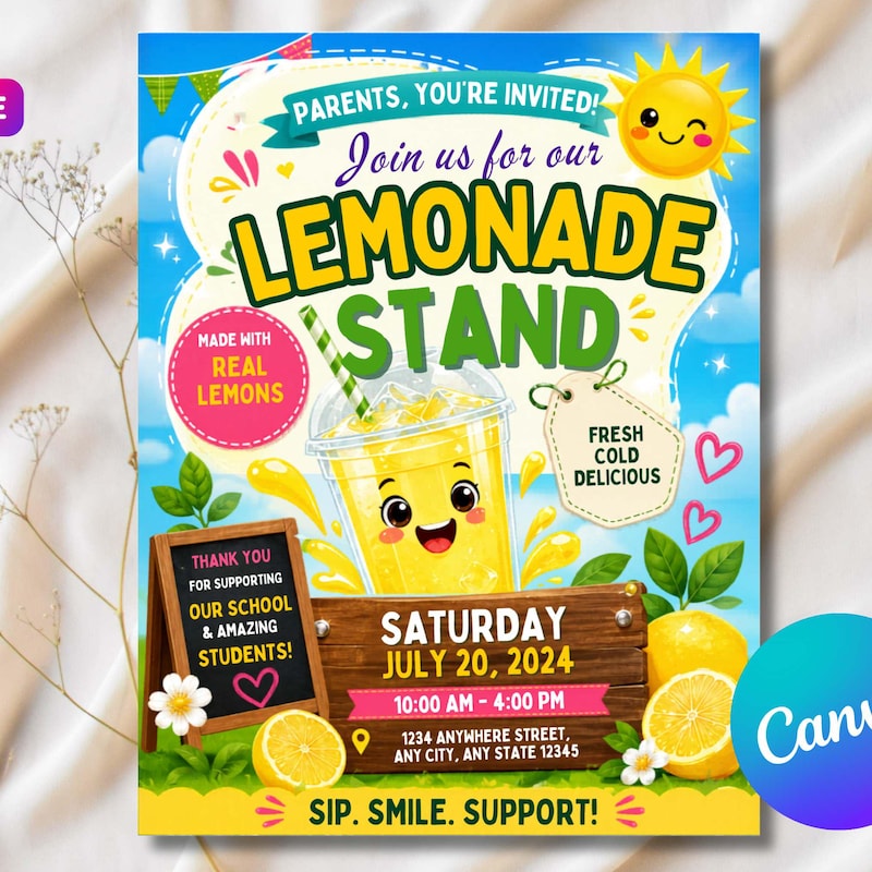 Poster Lemonade Stand - Etsy