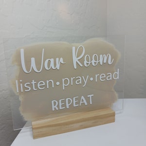 War Room Sign, Prayer Room Sign, Christian Decor, Gifts for Pastors ...