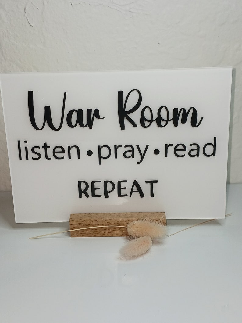 War Room Sign, Prayer Room Sign, Christian Decor, Gifts for Pastors ...