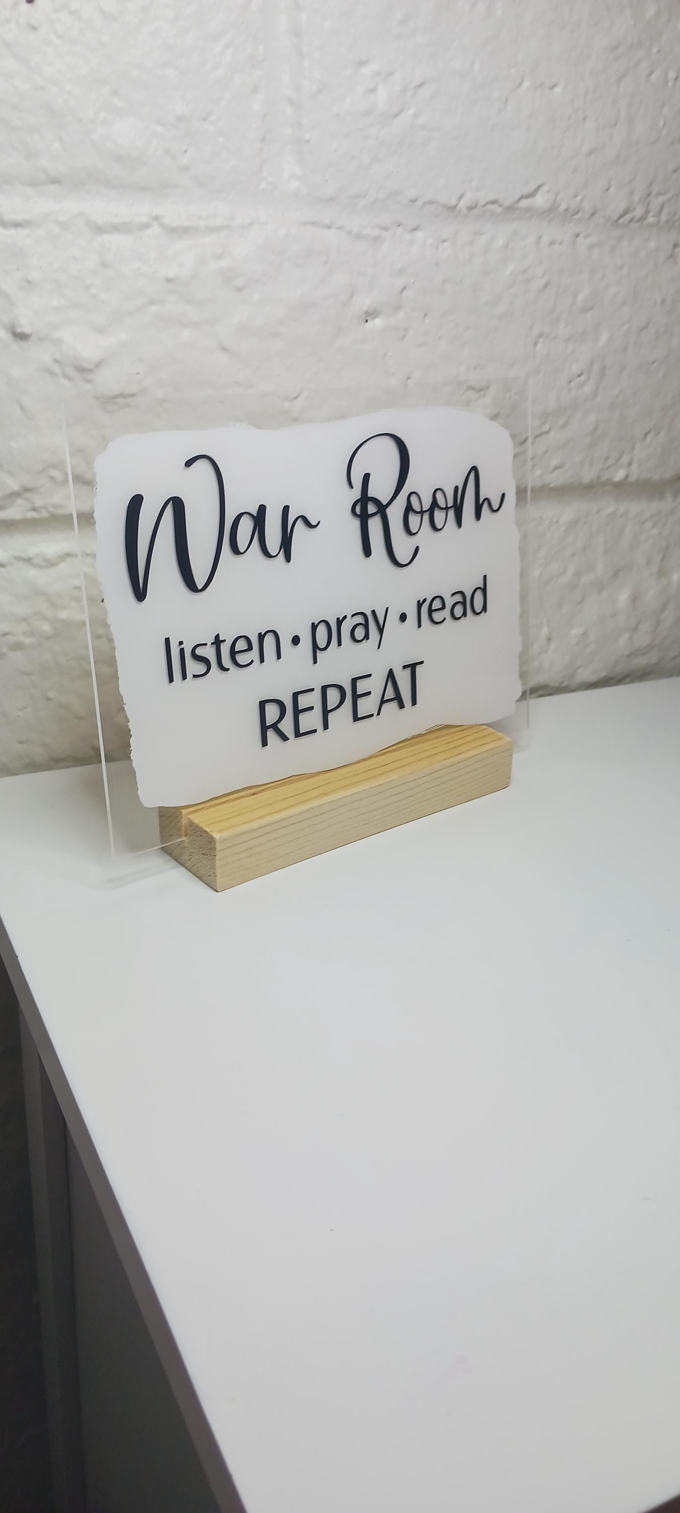 War Room Sign, Prayer Room Sign, Christian Decor, Gifts for Pastors ...