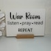 War Room Sign, Prayer Room Sign, Christian Decor, Gifts for Pastors ...