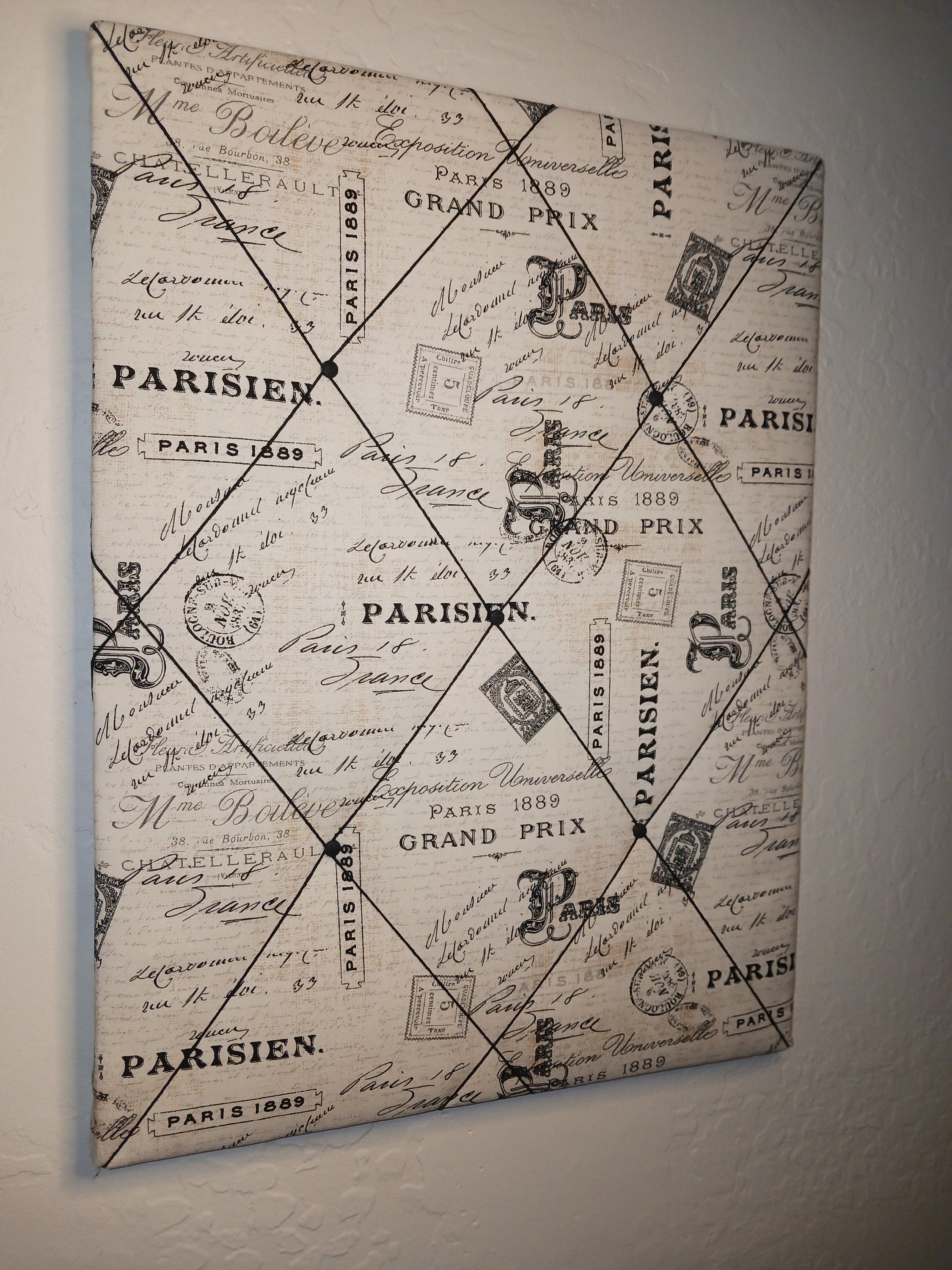 Paris Postage Stamp Memory Board Positive Affirmation Board - Etsy