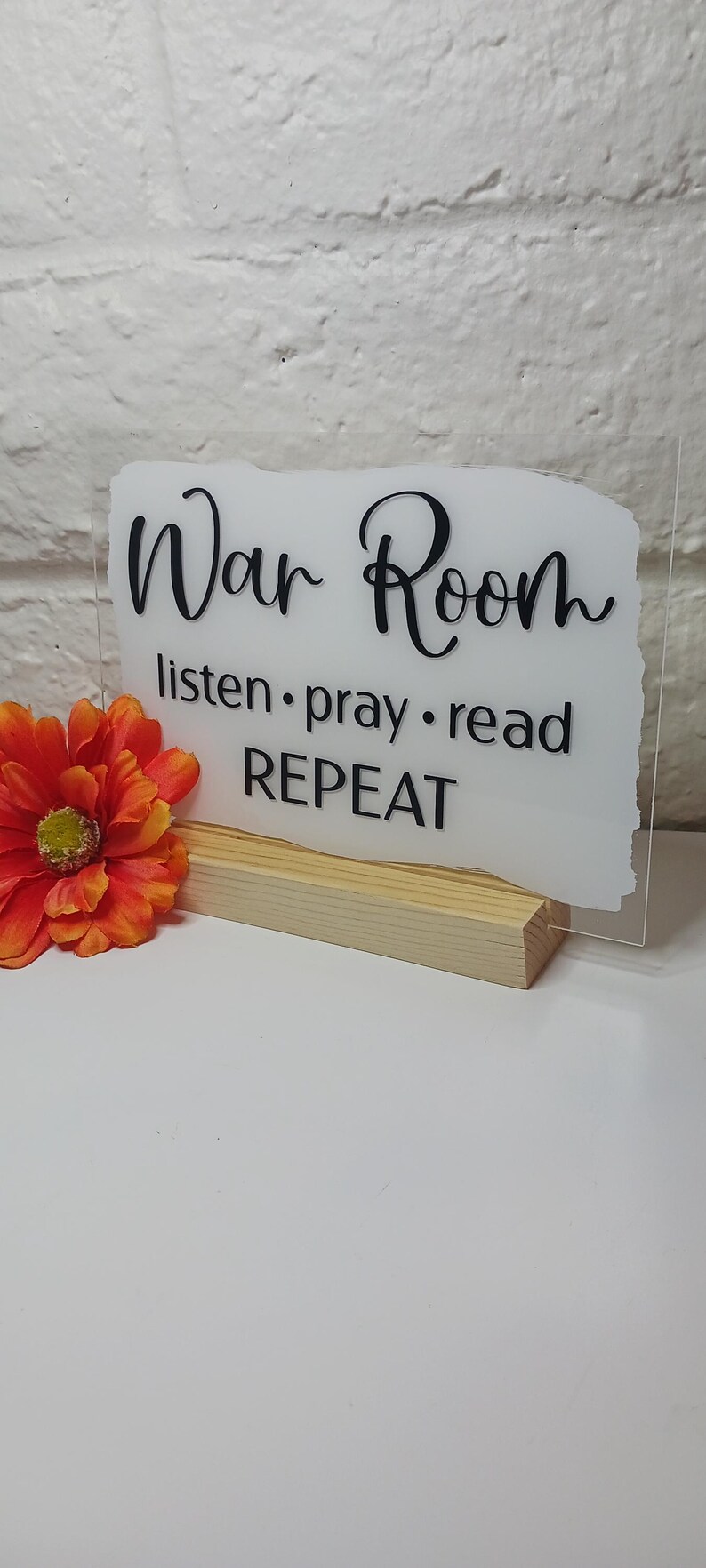 War Room Acrylic Sign, Prayer Decor, Christian Gift - Etsy