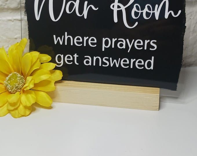 War Room Sign, Prayer Room Sign, Christian Decor, Gifts for Pastors ...