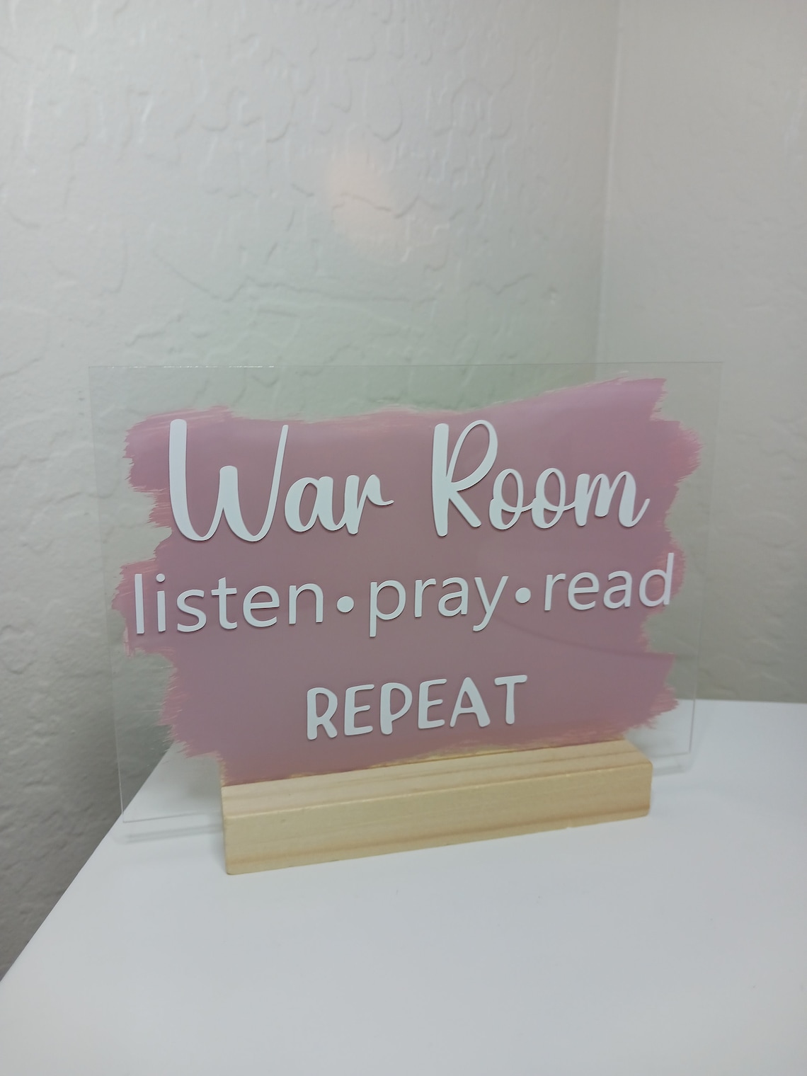 War Room Sign Acrylic Prayer Room Sign Christian Gift - Etsy