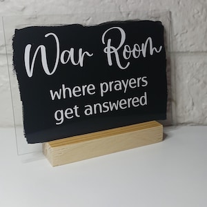 War Room Sign, Prayer Room Sign, Christian Decor, Gifts for Pastors ...