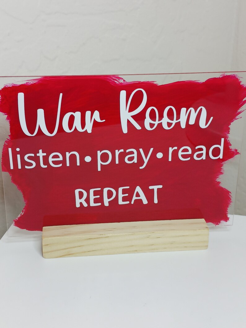 War Room Sign, Prayer Room Sign, Christian Decor, Gifts for Pastors ...