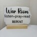 War Room Sign Acrylic, Prayer Room Sign, Christian Gift, Christmas Gift ...