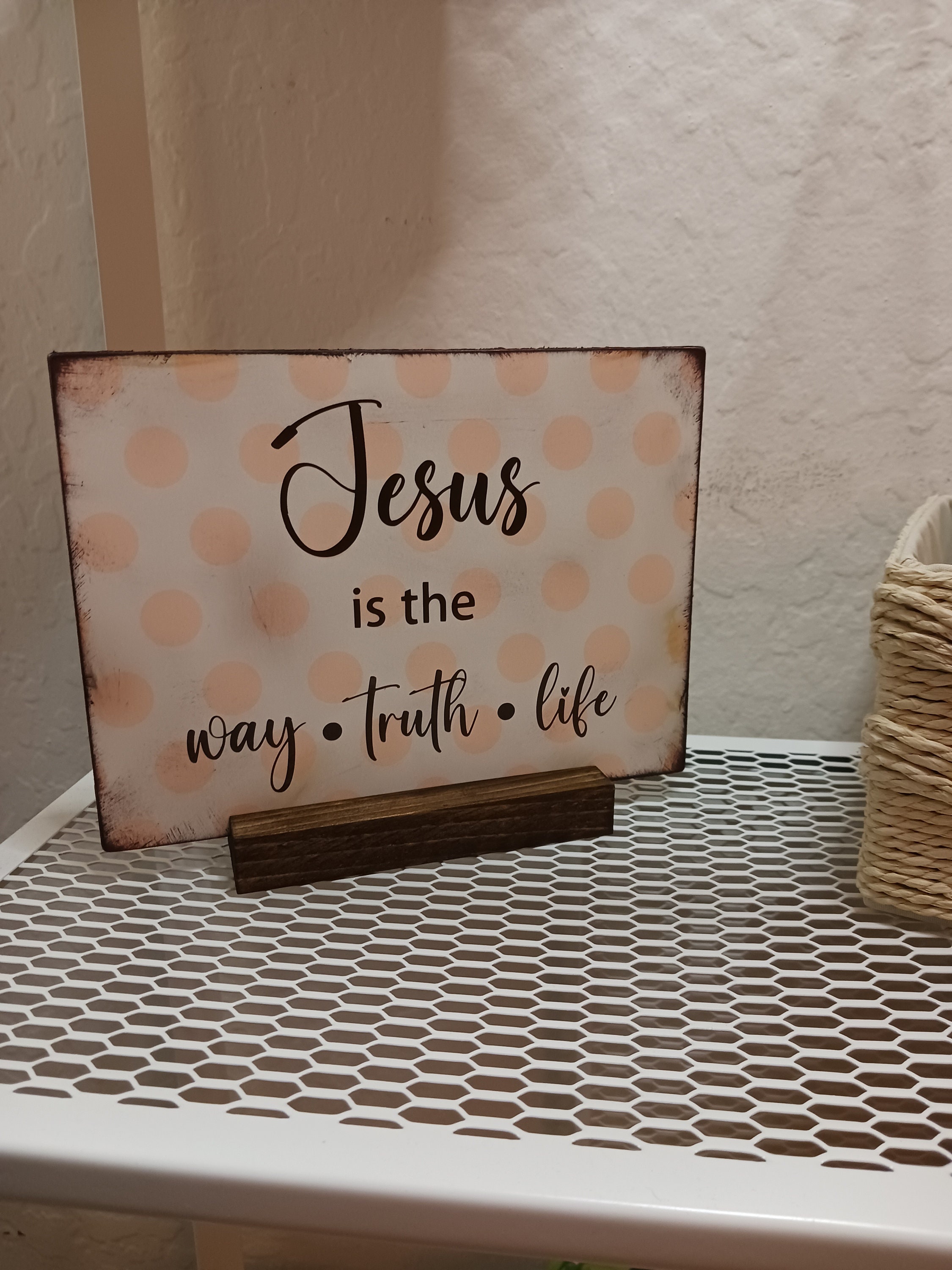 Double Sided Wood Sign With Wood Stand, War Room, Prayer Room, Pastor ...