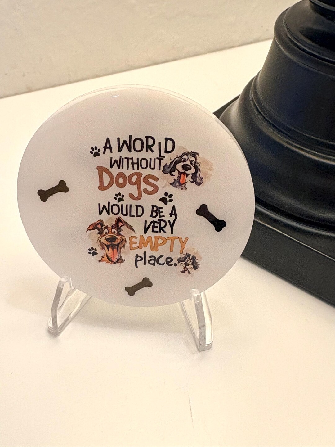 Funny Dog Desk Sign, Humor Office Decor, Dog Lover Gift - Etsy