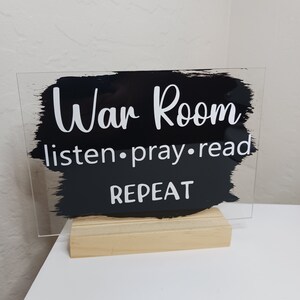 War Room Sign, Prayer Room Sign, Christian Decor, Gifts for Pastors ...