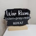 War Room Sign Acrylic, Prayer Room Sign, Christian Gift, Christmas Gift ...